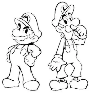 Mario Bros para Colorir | Super Colorir